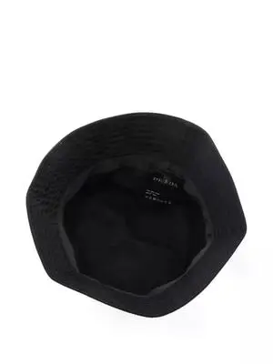Prada Logo Bucket Hat - Black