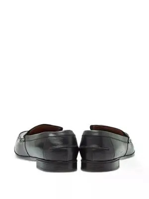 Gucci Leather Horsebit Detail Loafers