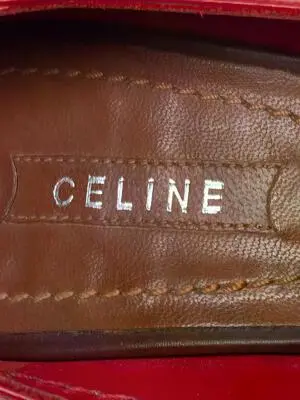 Celine Patent Leather Block Heel Pumps
