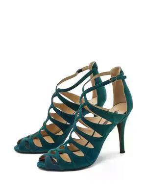 Ralph Lauren Suede Stiletto Sandals