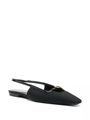 Saint Laurent Buckle-detail Slingback Mules