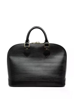 LOUIS VUITTON Epi Alma Pm Handbag - Black