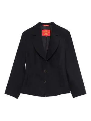 VIVIENNE WESTWOOD 1990s Single-breasted Blazer With Notched Lapels - Black