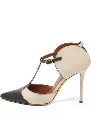 MALONE SOULIERS Two-tone Pointed-toe Pumps - Neutrals