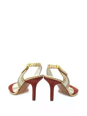 FERRAGAMO Panelled Slingback Sandals