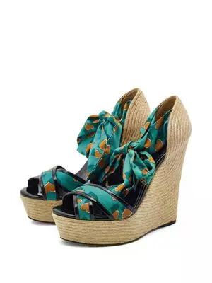 Gucci 145mm Wedge Espadrilles
