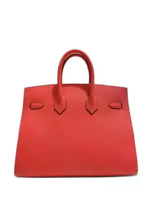 Hermès Birkin Sellier 25 Epsom Leather Handbag - Red
