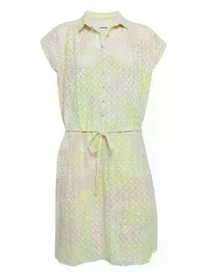 Zadig&Voltaire Broderie Anglaise Shirt Dress - Pink