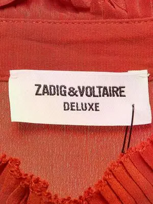 Zadig&Voltaire Silk Blouse With Ruffle Detail