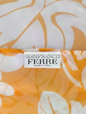 Gianfranco Ferre Floral-print Silk Scarf