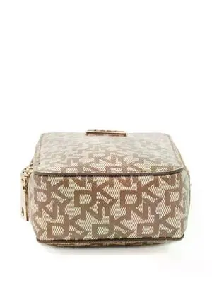 Dkny Monogram Shoulder Bag - Brown
