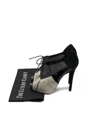 ROGER VIVIER Paneled Lace-up Boots