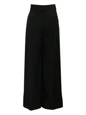 MSGM Tailored High Waist Wide Leg Trousers