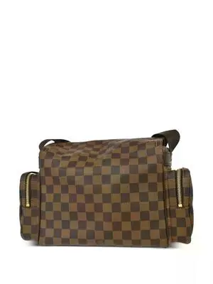 LOUIS VUITTON Damier Ebene Reporter Melville Shoulder Bag