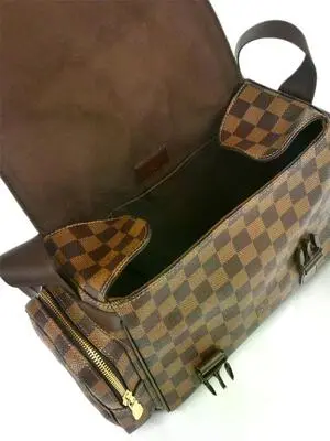 LOUIS VUITTON Damier Ebene Reporter Melville Shoulder Bag