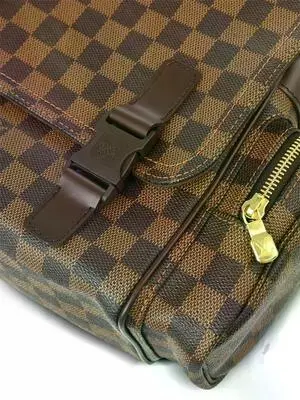 LOUIS VUITTON Damier Ebene Reporter Melville Shoulder Bag