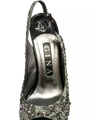 GINA Slingback Platform Pumps