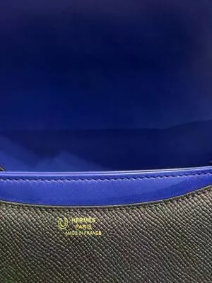 Hermès Special Order Constance 18 Verso Epsom Bag - Black