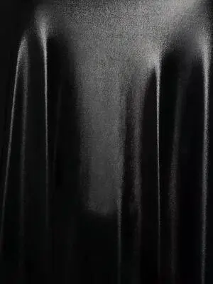 MAISON MARGIELA Long-sleeve Flared Midi Dress - Black