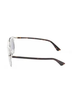 Dior 2020s Soreal Round-frame Sunglasses - Silver