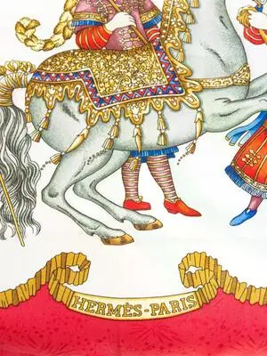 Hermès 1994 Les Fetes Du Roi Soleil Scarf