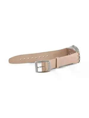 SWATCH Crystal Bezel Watch - Silver