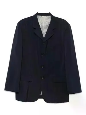 Comme Des Garçons 1990s Mohair-wool Jacket - Blue