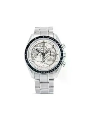 Omega Speedmaster Professional Apollo Xvii Chronograph Watch - Silver
