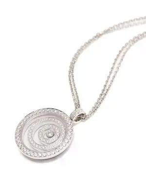 Chopard 18kt White Gold Happy Spirit Necklace With Diamonds