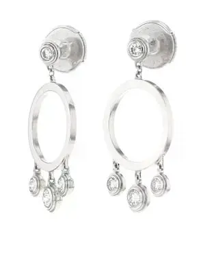 Cartier 18kt White Gold Diamond Dangle Earrings