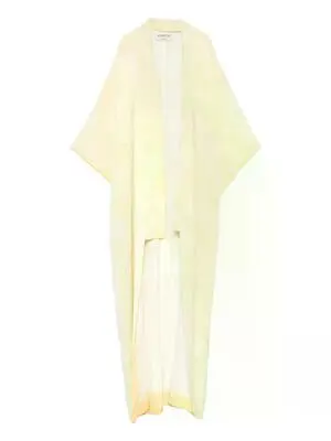 A.N.G.E.L.O. VINTAGE CULT 1980s Tie-dye Long Coat - Yellow