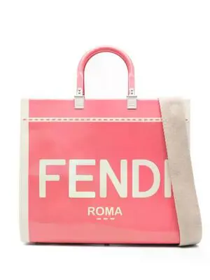 Fendi Medium Sunshine Tote Bag - Neutrals