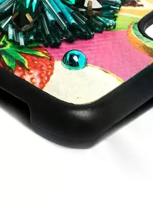 Dolce & Gabbana Embellishment Iphone 7 Case - Black