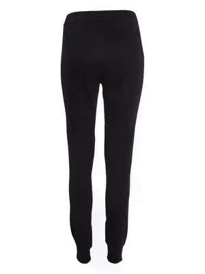 Prada Cotton Blend Embroidered Logo Joggers