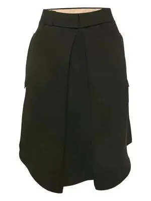 Chloé Pleated Paneled Skirt - Black