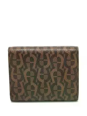 AIGNER Monogram-print Wallet - Brown