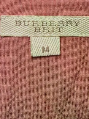 Burberry Checked Long Sleeve Top