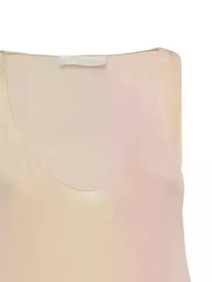 Chloé Silk Scoop Neck Tank Top