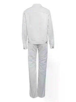 Gucci Buttoned Denim Set - White