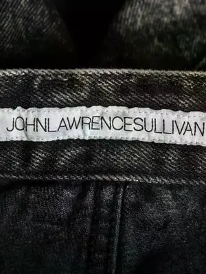 John Lawrence Sullivan Stonewashed Denim Shorts - Grey
