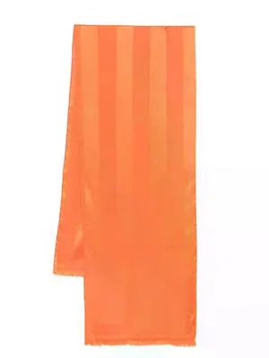 FERRAGAMO 1990's Silk Scarf - Orange
