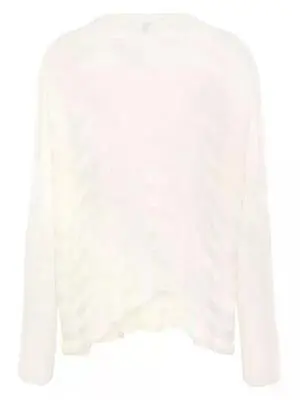 Gucci 2000s Silk Ribbed Knit Sweater