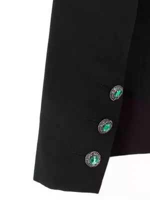 Saint Laurent 1980s Wool Blazer With Embellished Buttons