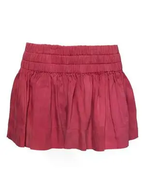 ISABEL MARANT VINTAGE Smocked Pleated Mini Skirt