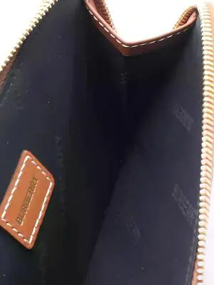 Burberry Checked Leather Card Case