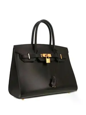 Hermès 2022 Birkin 30 Leather Handbag - Black