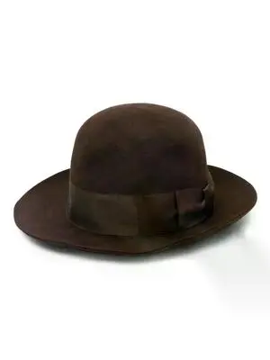 Giorgio Armani Wool Felted Hat - Brown