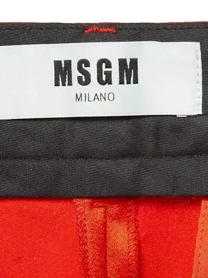 MSGM Side-slit Trousers - Orange