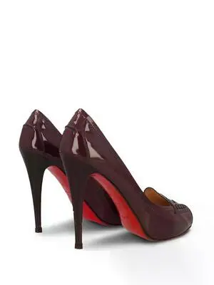 CHRISTIAN LOUBOUTIN 120mm Open-toe Stiletto Pumps - Red