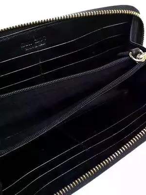 JIMMY CHOO Leopard-print Zip Wallet
